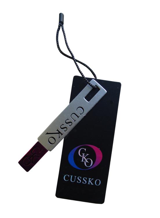Personalized Custom Garment Tags Foldable Eco Friendly CMYK Lamination ...