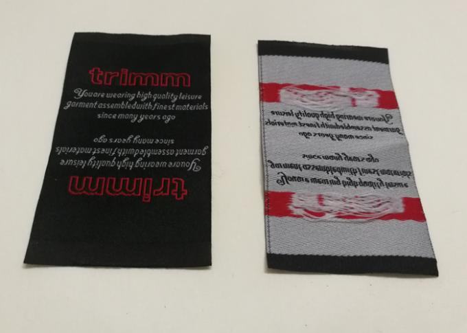 Custom Clothing Labels Sew On Center Fold Woven Labels Loop Fold Woven ...