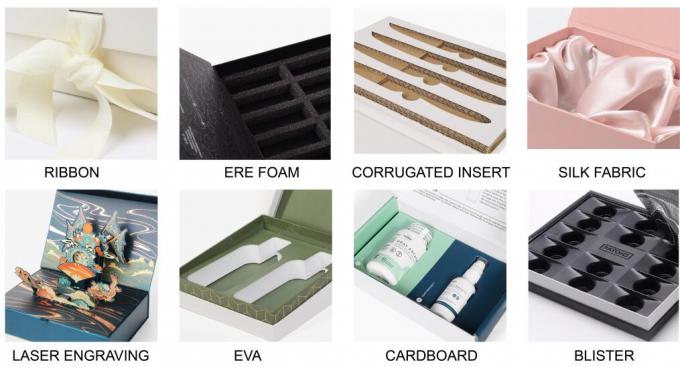 Custom Rigid Collapsible Gift Box Packaging Foldable Magnetic Box Flap ...