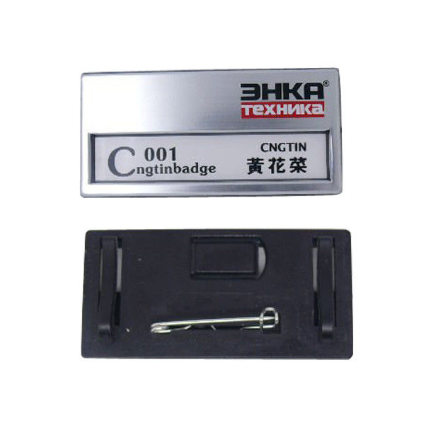 Professional Name Tag Badges , Convention Name Tags Epoxy Easy Attached ...