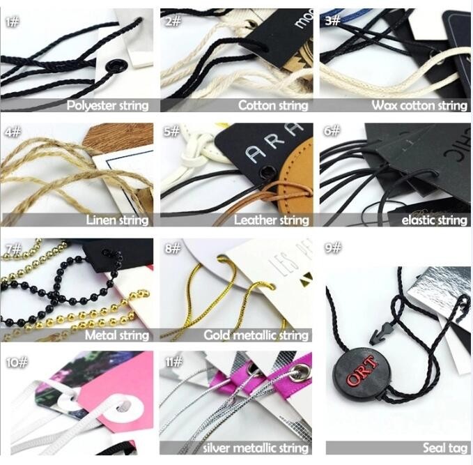 Custom Paper Brand Name Tags For Clothes Garment Price Tag Hologram ...